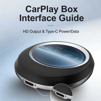 China Universal Carplay Box with Mini HDMI Output Dual Band WiFi and 4G SIM Slot Supporting Compatible Interface Wired and Wireless CarPlay for sale