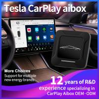 China auto bluetooth Ai Box Wireless Carplay For Tesla EV Cars Radio Upgrade Android 16 ODM for sale