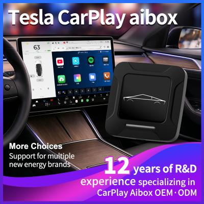 China auto bluetooth Ai Box Wireless Carplay For Tesla EV Cars Radio Upgrade Android 16 ODM for sale
