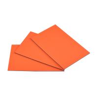 China Heatproof Orange PE Aluminum Composite Panel Thermal Resistant for sale