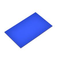 China Telecom Blue PE Aluminum Composite Panel 4X8 Shockproof Brush Surface for sale