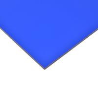China Telecom Blue PE Aluminum Composite Panel 4X8 Shockproof Brush Surface for sale