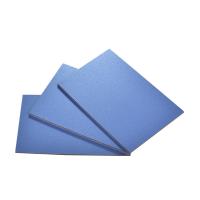 China Blue Silver 4mm Aluminium Composite Panel Sheet Weatherproof 1220x2440mm for sale