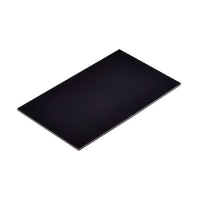 China Sandwich Signage Aluminum Composite Panel Matt Black Thickness 3mm for sale
