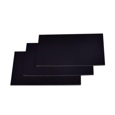 China Durable Black Signage Aluminum Composite Panel Waterproof Nontoxic for sale
