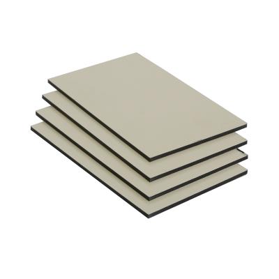 China Grey Sturdy PVDF Aluminum Composite Panel Sheet Thermal Resistant for sale