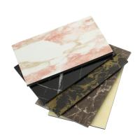 China Interior Exterior Decoration PE PVDF Durabond Plastic Acm Mirror 3mm Marble Fasade Stone Acp Aluminum Composite Panels for sale