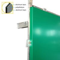 China 2mm 3mm 4mm Linyi Doulbe  Syringe  Acp Partition Panels Sheet Cladding Price Aluminum Composite Manufacturer for sale