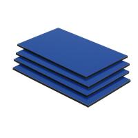 China Lightweight Blue Chameleon Aluminum Composite Panel With Peeling Strength Of ≥7N/Mm for sale