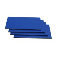 China Lightweight Blue Chameleon Aluminum Composite Panel With Peeling Strength Of ≥7N/Mm for sale