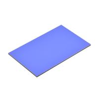 China 4.5kg/m2 Silver Sparkle Aluminum Composite Panel 3mm Thickness for sale