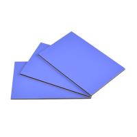China 4.5kg/m2 Silver Sparkle Aluminum Composite Panel 3mm Thickness for sale