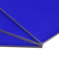China High Impact Resistance Nano Aluminum Composite Panel With PE PVDF Coating Good Sound Insulation for sale