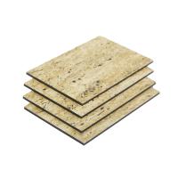 China White Marble Aluminum Composite Panel Flexible Easy Installation for sale
