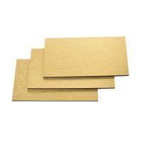 China Silver 1220mm Brushed Aluminum Composite Panel Scratch Resistant for sale