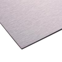 China 5.5kg/M2 Brushed Aluminum Composite Panel Corrosion Scratch Resistant for sale