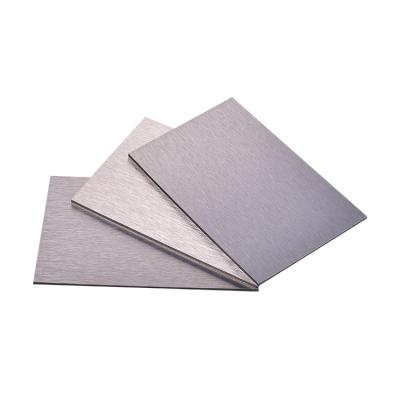 China 5.5kg/M2 Brushed Aluminum Composite Panel Corrosion Scratch Resistant for sale