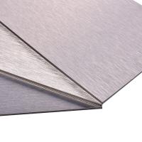 China 5.5kg/M2 Brushed Aluminum Composite Panel Corrosion Scratch Resistant for sale