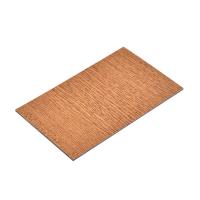 China 1000mm-2000mm Wood Aluminum Integrated Panel with PE/PVDF Coating Impact Resistance for sale