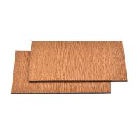 China 1000mm-2000mm Wood Aluminum Integrated Panel with PE/PVDF Coating Impact Resistance for sale