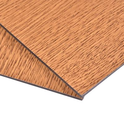 China 1000mm-2000mm Wood Aluminum Integrated Panel with PE/PVDF Coating Impact Resistance for sale