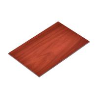 China Impact Resistant Wooden Aluminum Composite Panel Easy Processing Material for sale