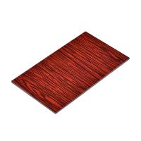 China PE/PVDF Coated Wooden Aluminum Composite Panel Lightweight for sale