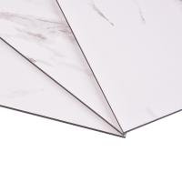 China Marble Aluminum Composite Panel with Flexibility PE/FR Core High Impact Resistance for sale