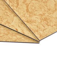 China Marble Aluminum Composite Panel with Core PE/FR Coating PE/PVDF UV Resistance for sale