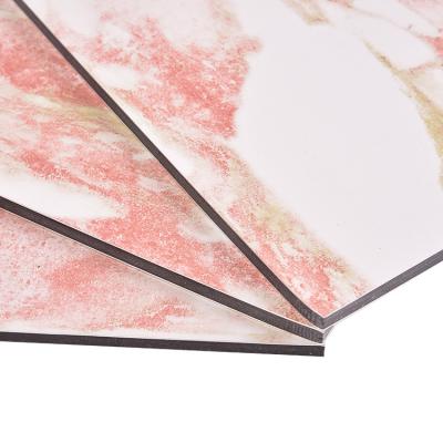 China Marble Aluminum Composite Panel 3mm UV Resistance for sale