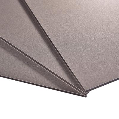 China Impact Resistant Aluminum Composite Wall Panel Sparkle Surface Treatment Weight 4.5kg/m2 for sale