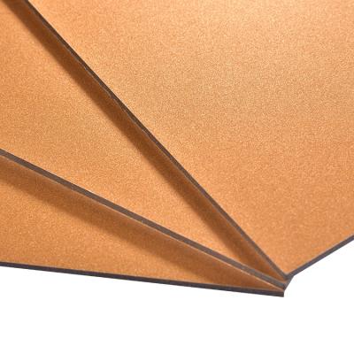 China Sparkle Aluminum Composite Wall Panel with Surface Hardness ≥2H for sale