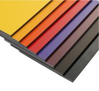 China 1550mm Width PVDF Aluminum Composite Panel with 25% Elongation E1 Formaldehyde Emission for sale