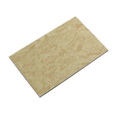 China 3mm Thick PE/PVDF Coated Marble-Aluminium Composite Panel with Weather Resistance for sale