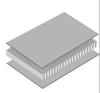China Powder Coated Aluminum Honeycomb Core Board Max Length 6000mm Thickness 2-200mm for sale