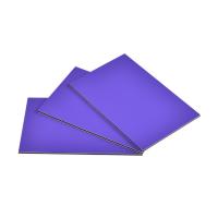 China 2440mm Sparkle Aluminum Composite Panel A2/B1 Fireproof Grade ≥2H Hardness for sale