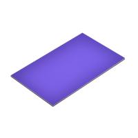 China 2440mm Sparkle Aluminum Composite Panel A2/B1 Fireproof Grade ≥2H Hardness for sale
