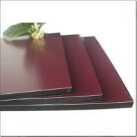 China Corrosion Resistant Brushed Aluminum Composite Panel 5.5kg/M2 Fireproof for sale