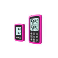China Waterproof dual cooking meat thermometer with temperature alarm set timer for sale