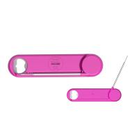 China Waterproof IP67 Digital Meat Thermometer With Bottle Opener 2S Bright LCD for sale