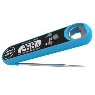 China 240 Degrees Digital Meat Thermometer Rotatable Probe Waterproof Food For Liquid Milk Candy for sale