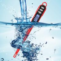 China Oven Pen Meat Thernometer With 304 Stainless Steel Probe And Bright Backlight for sale