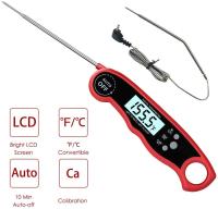 China Digital BBQ Meat Food Cooking Thermometer Dual Probe With Calibration Function for sale