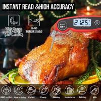 China Digital Instant Read Meat Thermometer Waterproof Ultra Fast With Backlight Calibration for sale