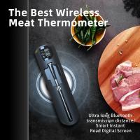 China Upgraded New APP-Enable Smart Meat Thermometer Wireless Food Cooking Digital Meat Thermometer for Steak Chicken Turkey for sale