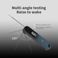China Newest 0.6 Seconds Lighting IP67 Waterproof Digital Instant Read Meat Food Thermometer with Lift to Wake Auto Off for sale