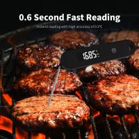 China Newest 3X Faster 0.56 Sec Reading Instant Digital Cooking Food Meat Thermometer 0.3C for Smoker BBQ Steak for sale