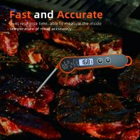 China Digital Instant Read Kitchen Candy LCD Thermometer Meat Thermometer for Grilling Waterproof Oil Fry Candy for sale