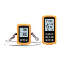 China Bbq Wireless Meat Thermometer With Low Temp Alarm Monitoring For Oven Grill for sale