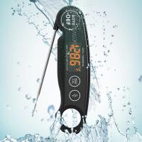 China Foldable Digital Thermometer For Cooking Meat USB CE RoHS LED Display for sale
